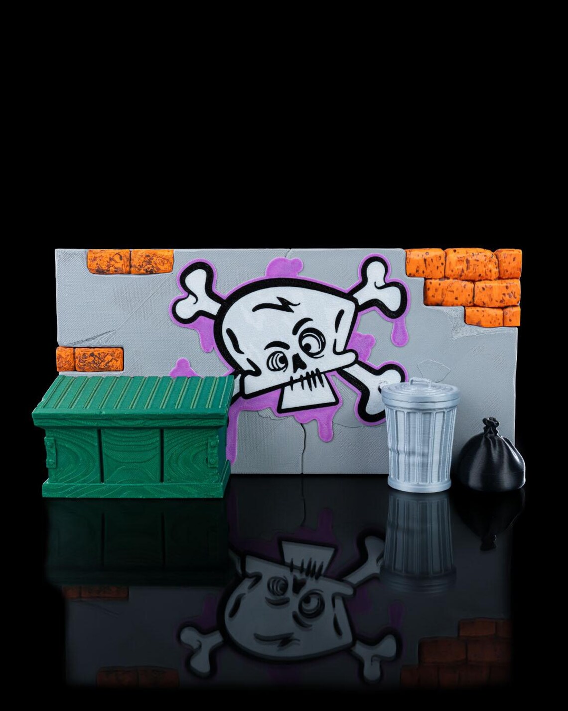 Graffiti Wall – 3D Printed Fingerboard Skate Park | Mini Fingerboard ...