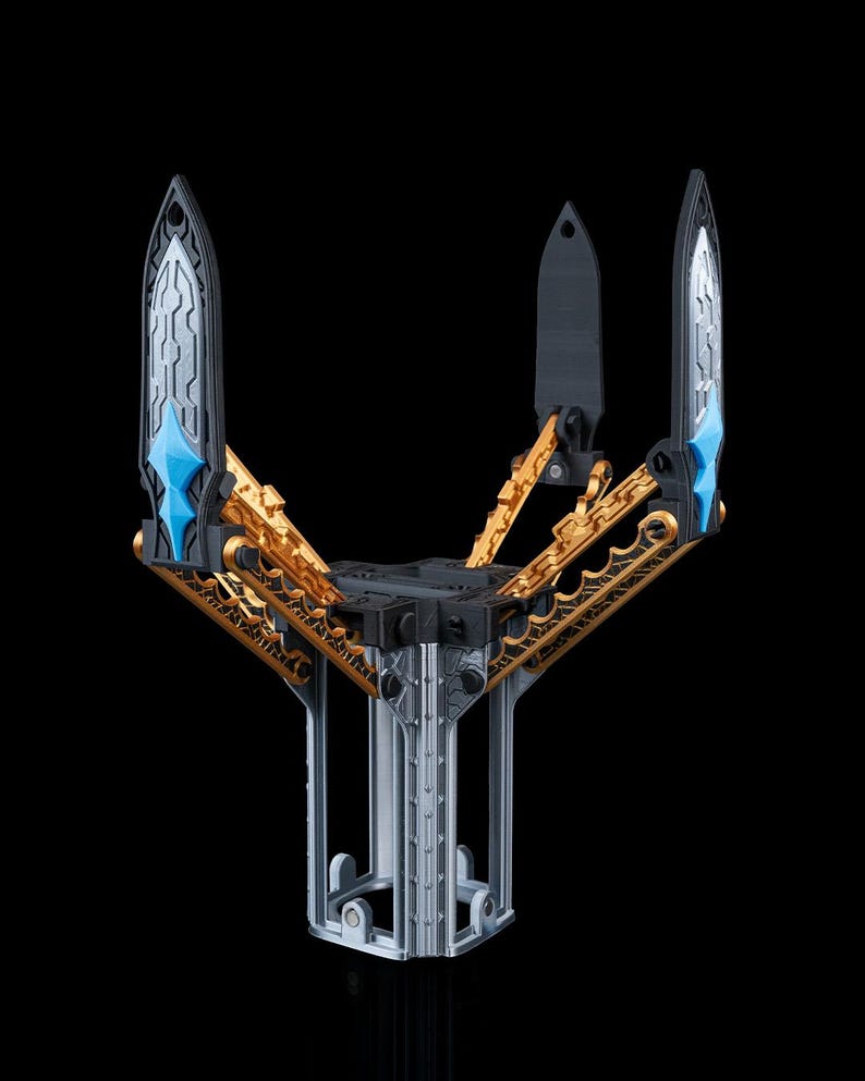 Auric Talon Gauntlet - 3D Printed Cosplay Weapon | Articulated Claw ...