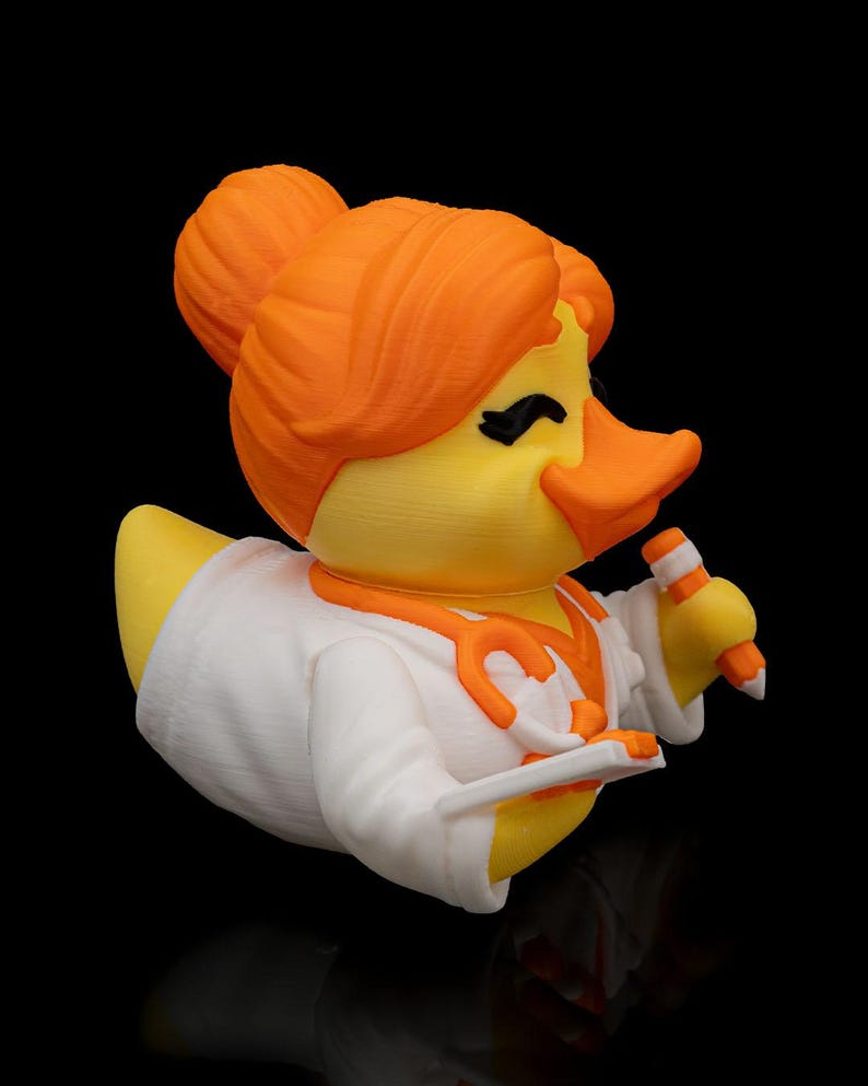 Ducktor | 3D Printed Doctor Rubber Duck | Articulated Medical Duck ...