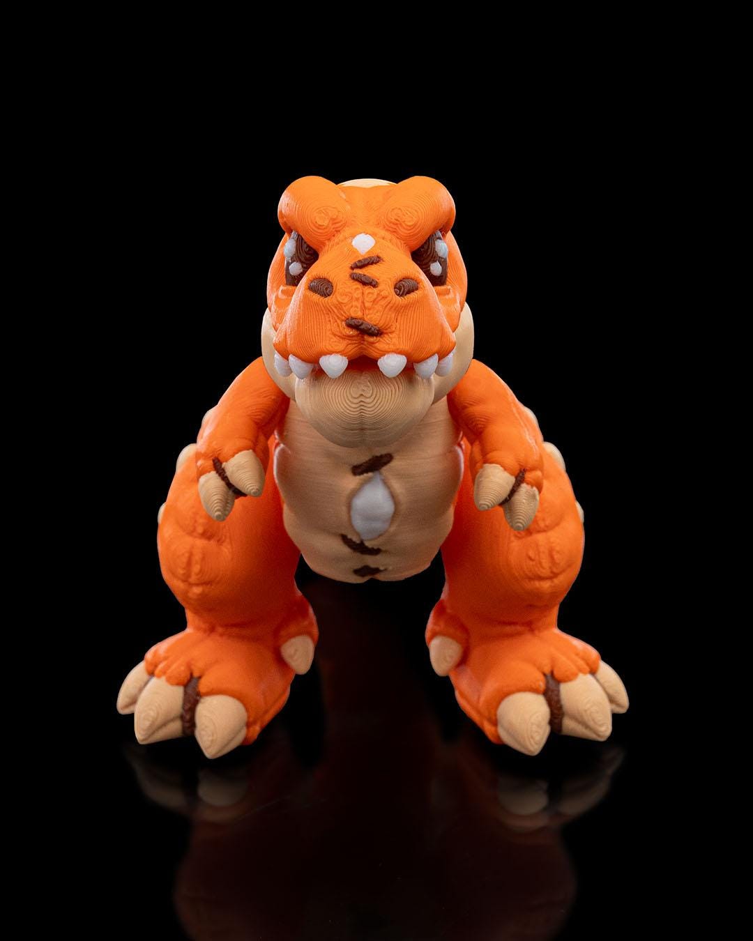 Stuffed T-rex – 3D Printed Articulated Dinosaur | Cute Poseable T-rex ...