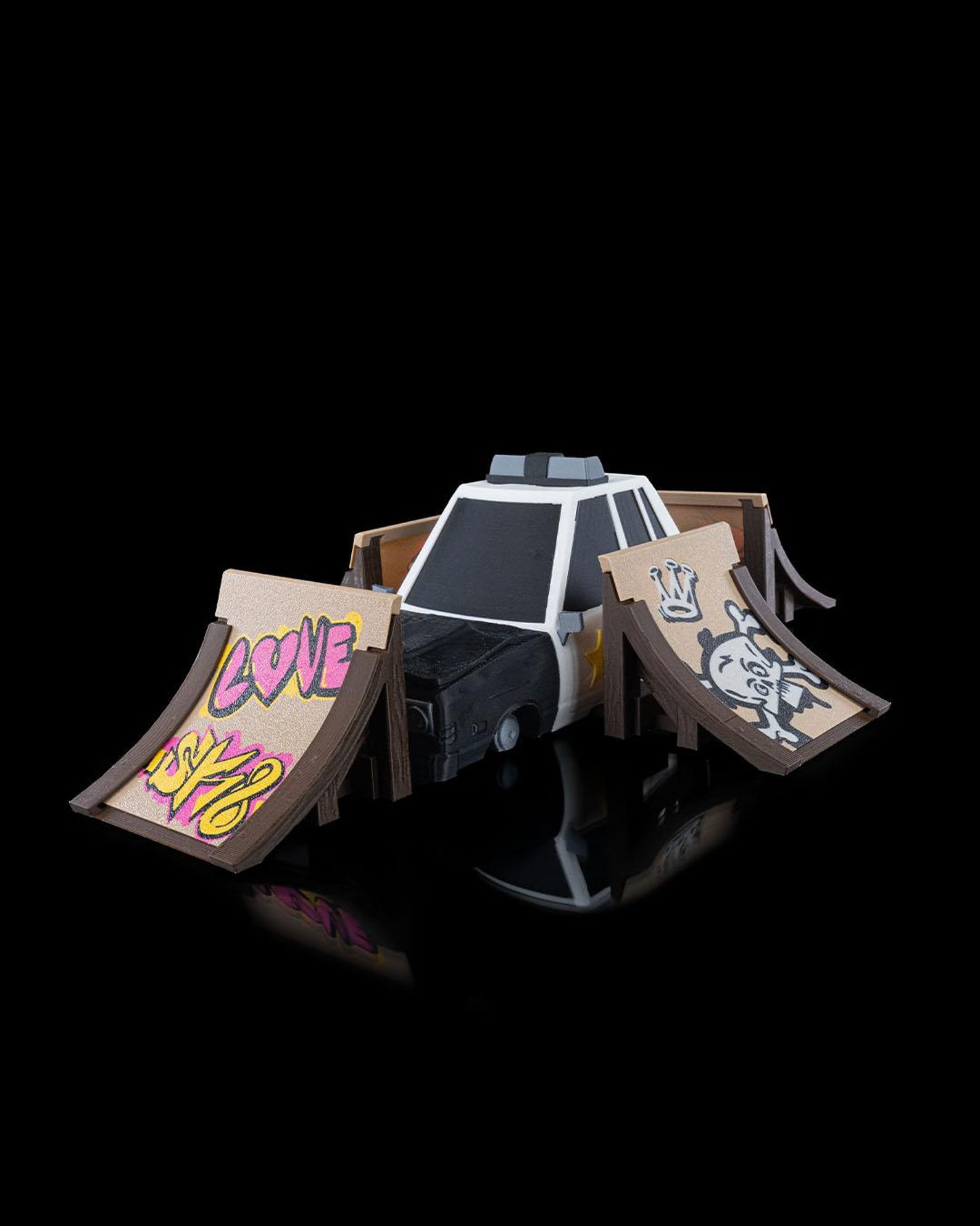 Police Car – 3D Printed Fingerboard Skate Park | Mini Fingerboard ...