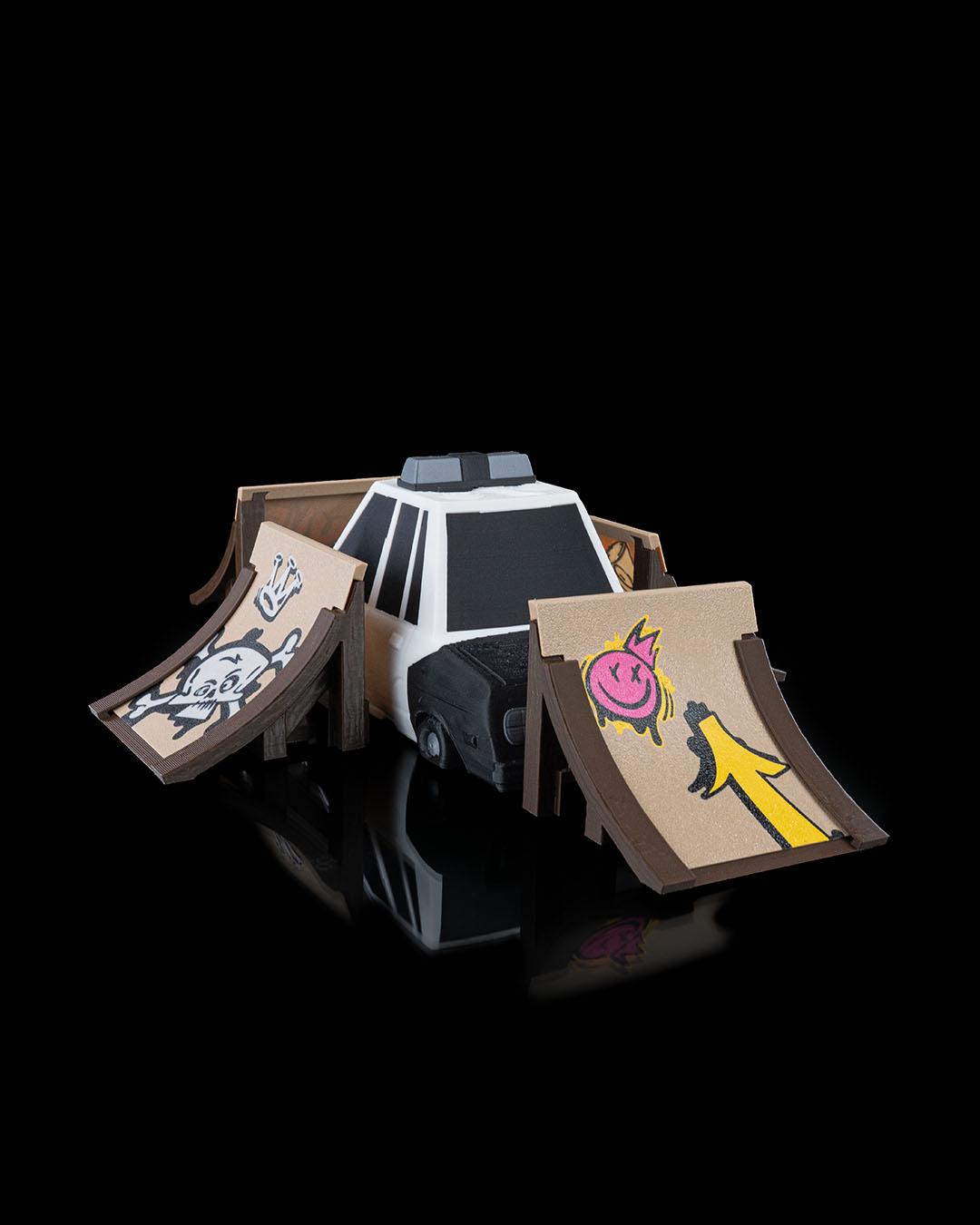 Police Car – 3D Printed Fingerboard Skate Park | Mini Fingerboard ...