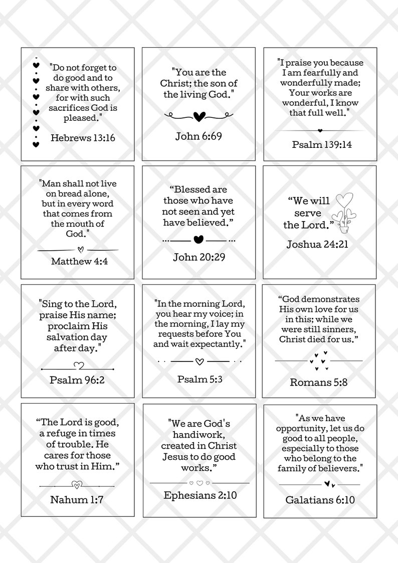 36 Printable Encouraging Bible Verse Cards, Printable Verse, Scripture ...