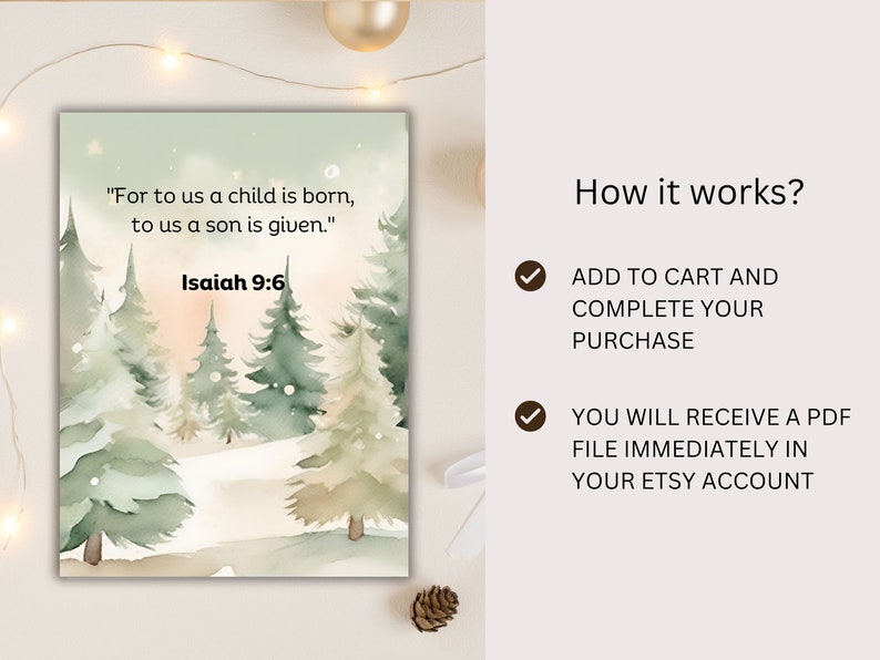 10 Printable Bible Verse Cards for Christmas | Scripture Cards ...