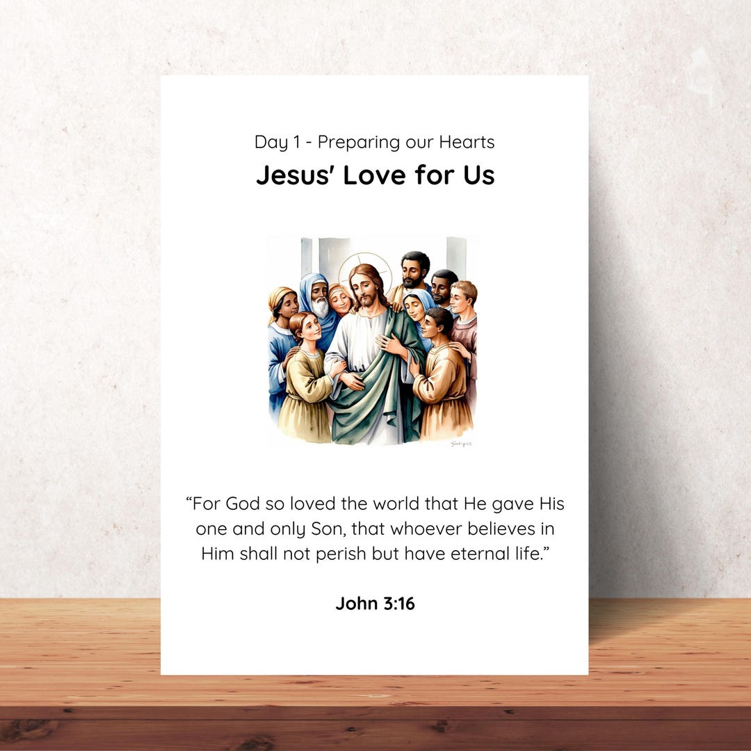 40-day Lenten and Easter Reflection Bible Verse Cards Printable, Daily ...