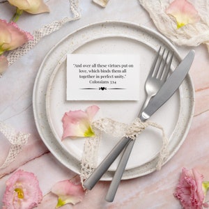 30 Sets of Printable Bible Verses About Love and Marriage, Christian Wedding Cards Digital ...