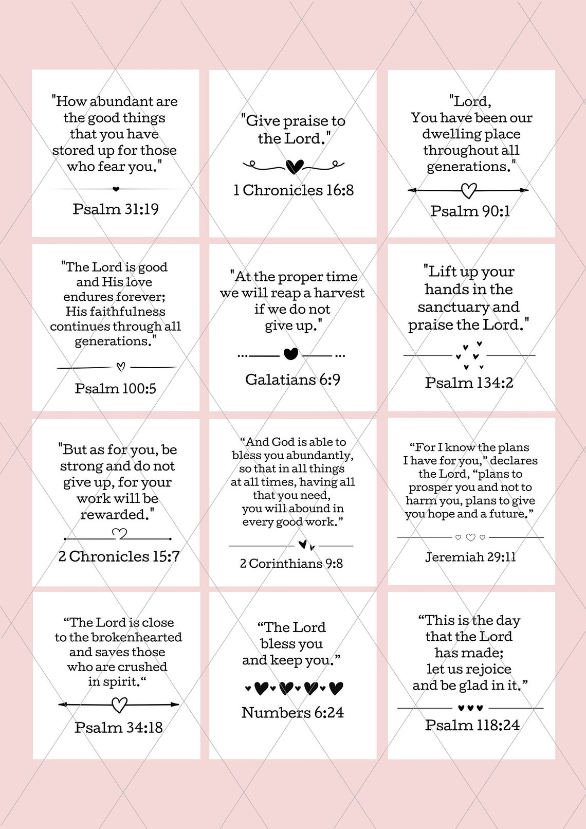 36 Printable Encouraging Bible Verse Cards Printable Verse Scripture
