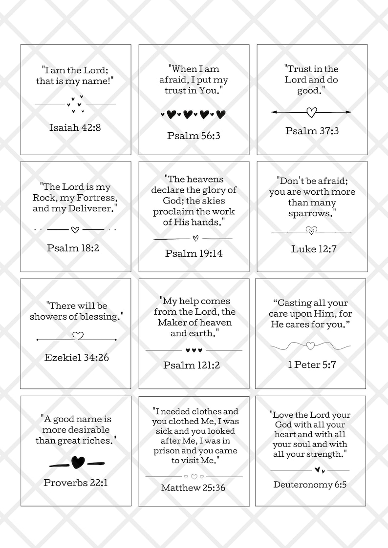 36 Printable Encouraging Bible Verse Cards Printable Verse Scripture