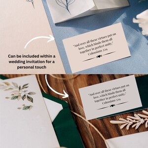 30 Sets of Printable Bible Verses About Love and Marriage, Christian Wedding Cards Digital ...