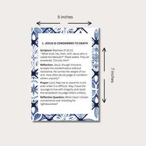 Catholic Stations of the Cross Reflection Cards: Printable Devotional ...