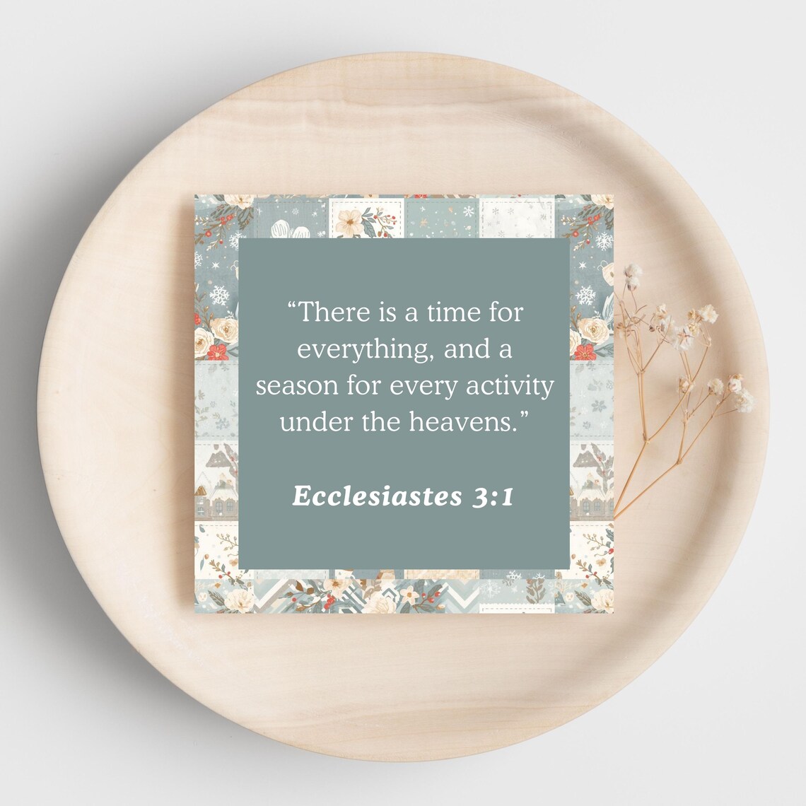 30 Winter Bible Verse Cards Printable – Mini Scripture Cards for ...