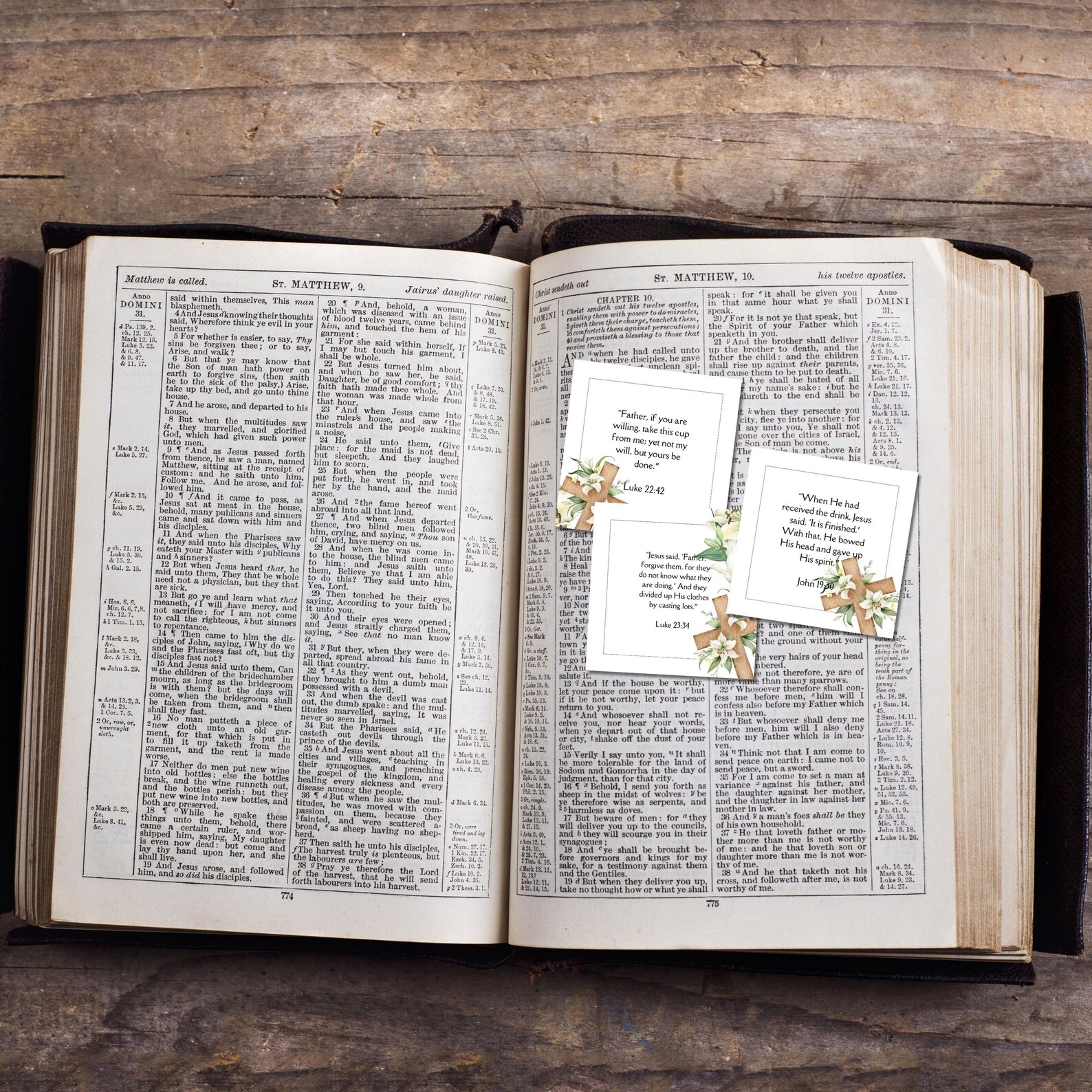 36 Printable Bible Verse Cards for the Lenten Season, Holy Week ...