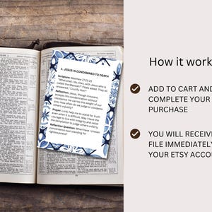 Catholic Stations of the Cross Reflection Cards: Printable Devotional ...