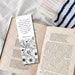 Set of 5 Printable Bible Verse Bookmarks, Scripture Bookmark, Black and ...