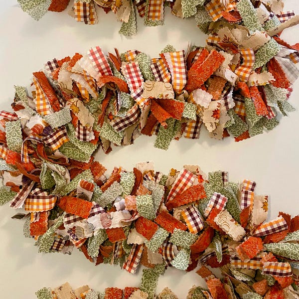 Rag Garland - Etsy