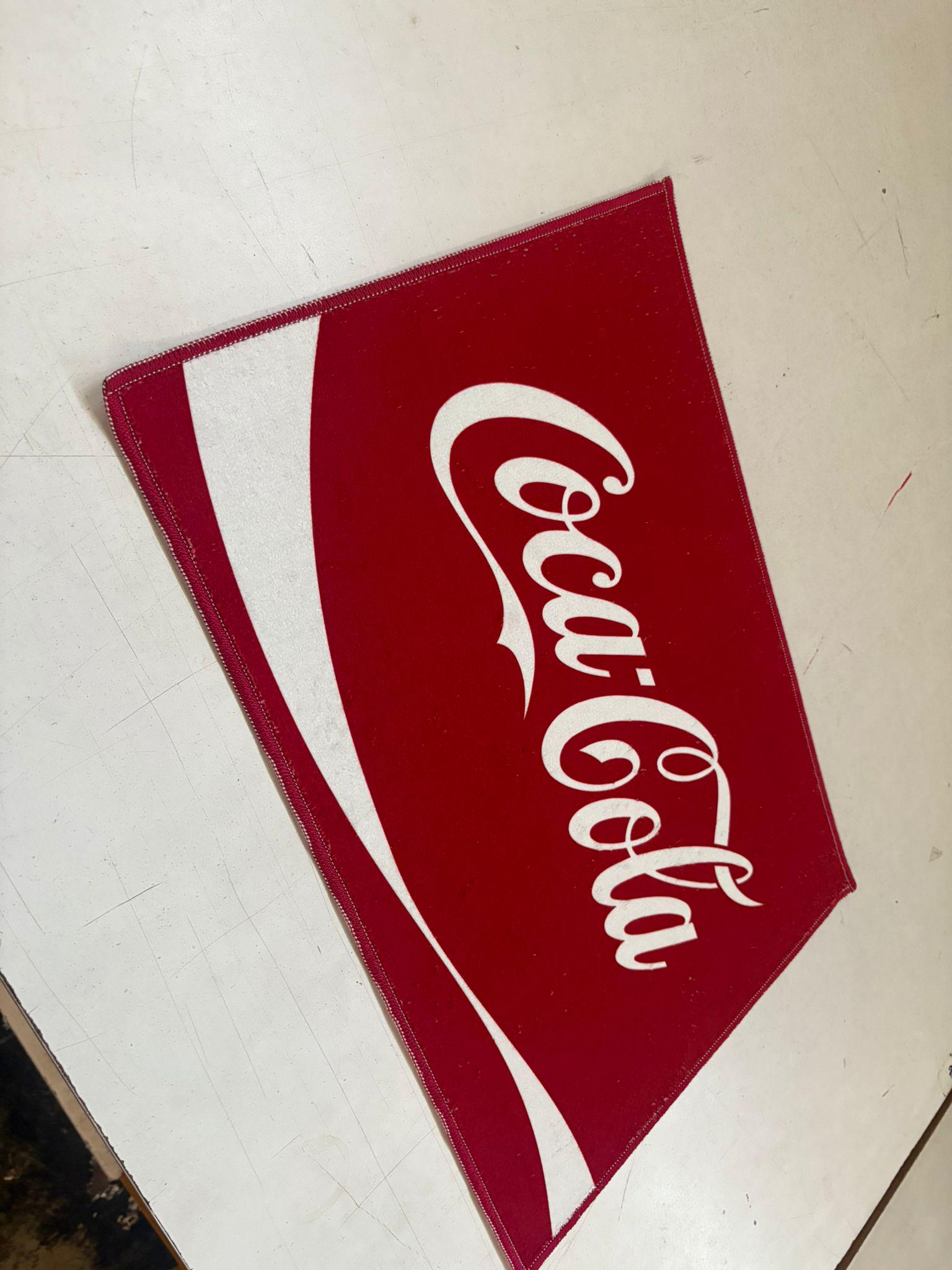 Coca-cola Pattern Rug: Kitchen Decor, Red Drink Rug - Etsy