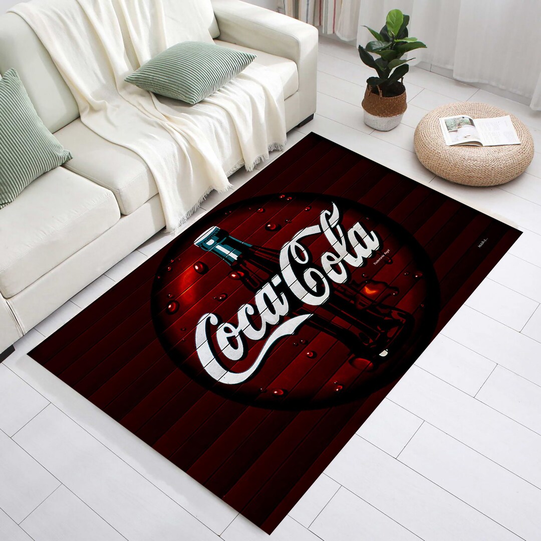 Coca Cola Rugs,cola Pattern Rugs,drink Rugs,coke Rugs,coca Cola,cola ...