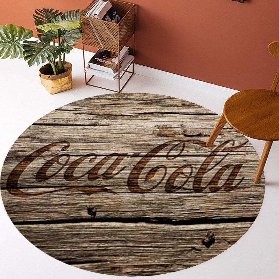 Coca Cola Rug,written Rug,cola Pattern Rug,drink Coke Rug,cola Written ...