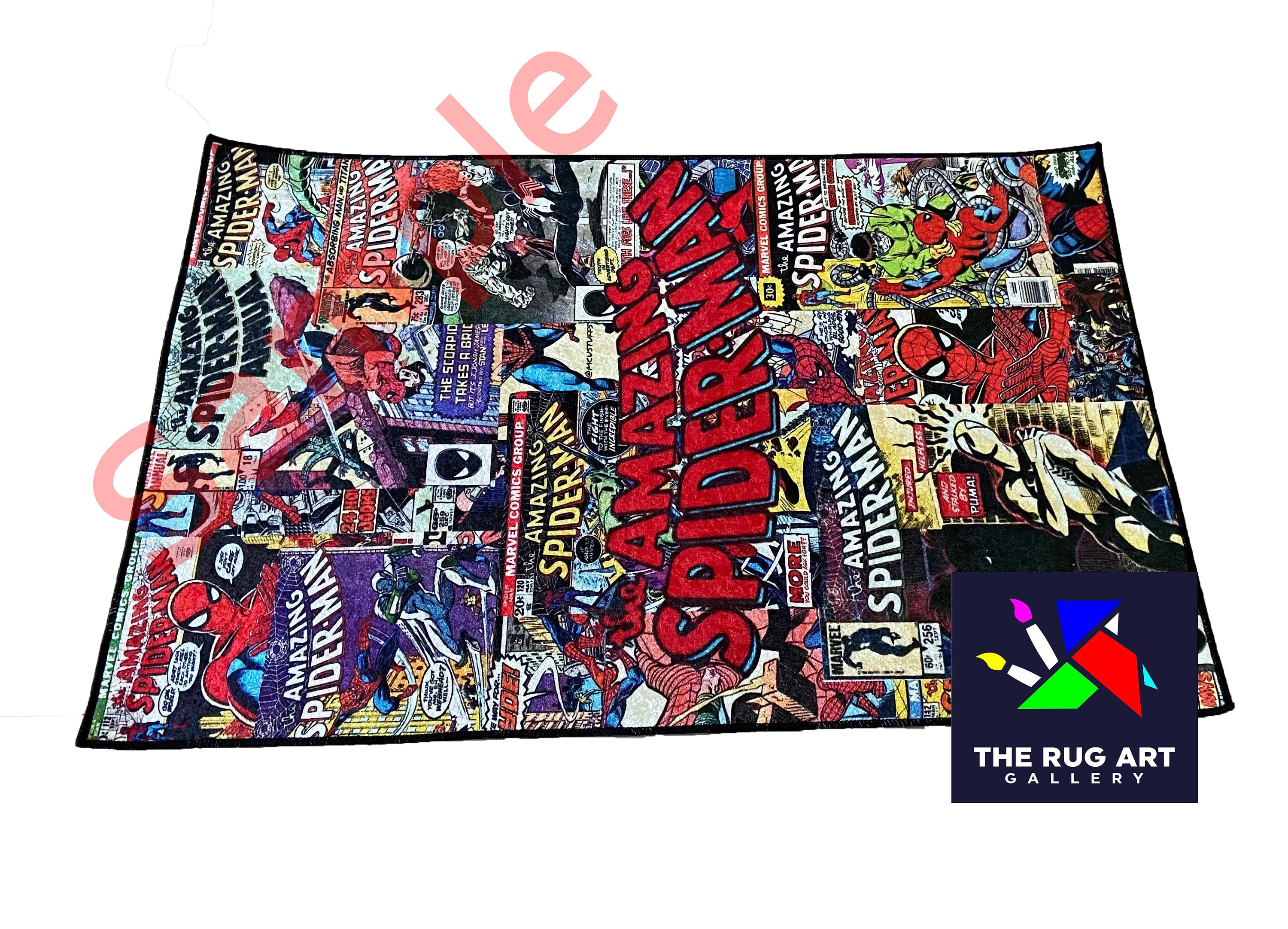 Spiderman Rug,spider Man Rug,spiderman Comic Rug,modern Rug,rugs for ...