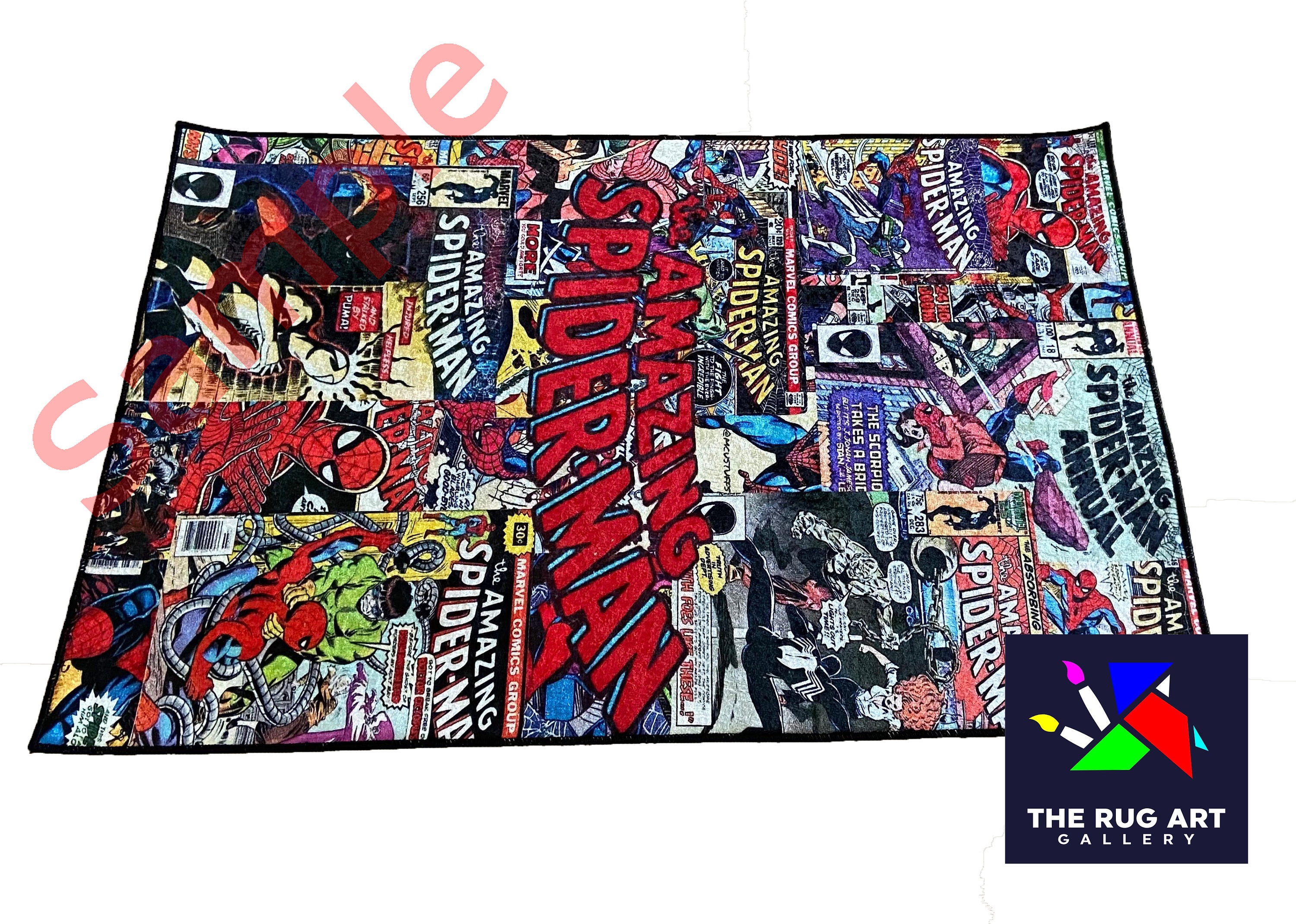 Spiderman Rug,spider Man Rug,spiderman Comic Rug,modern Rug,rugs for ...