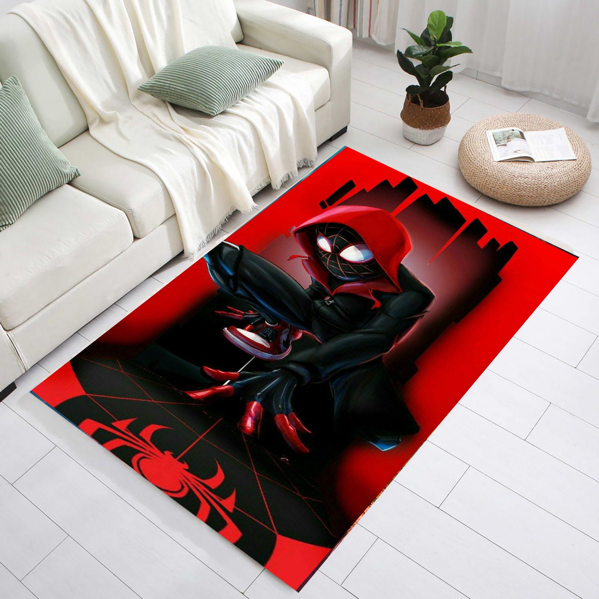 Spiderman Rug,spiderman Pattern Rug,sneakers Rug,spiderman Comic Cover ...
