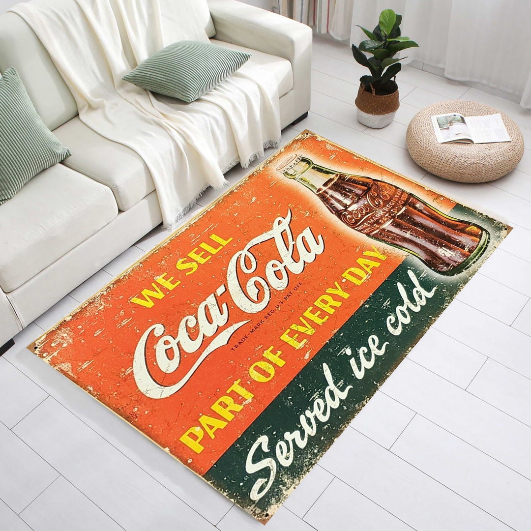 Coca Cola Rugs,cola Pattern Rugs,christmas Gifts,drink Rugs,coke Rugs ...