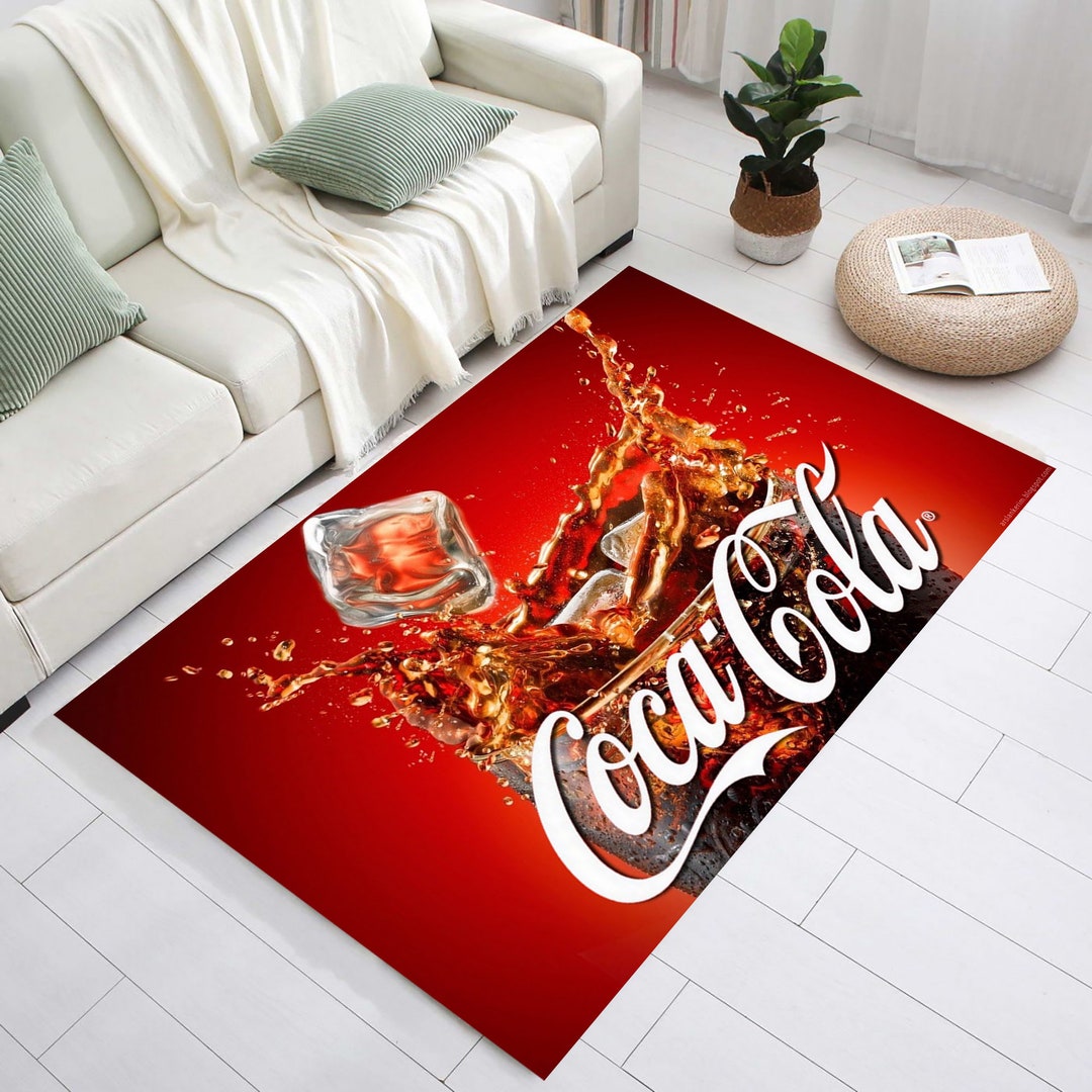 Coca Cola Rugs,cola Pattern Rugs,drink Rugs,coke Rugs,coca Cola,cola ...