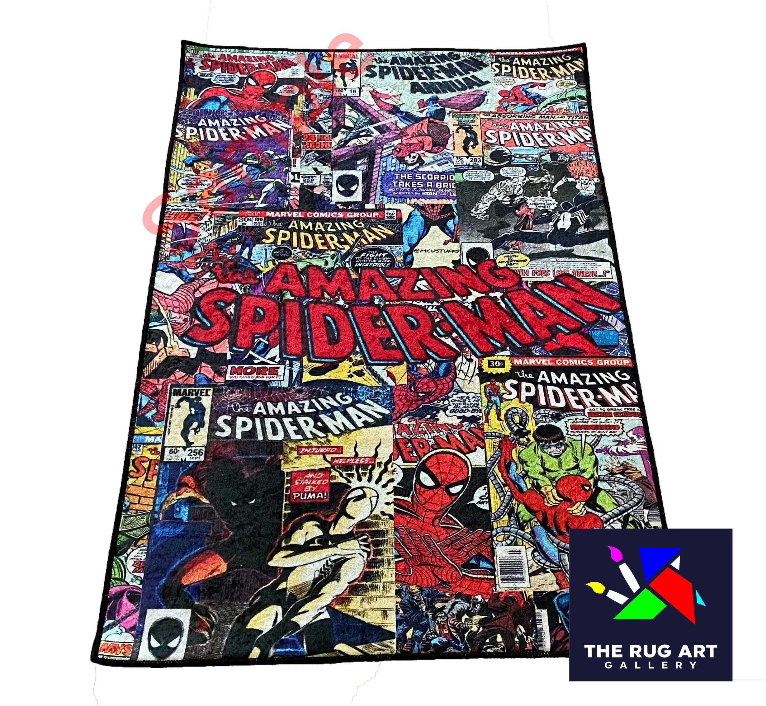 Spiderman Rug,spider Man Rug,spiderman Comic Rug,modern Rug,rugs for ...