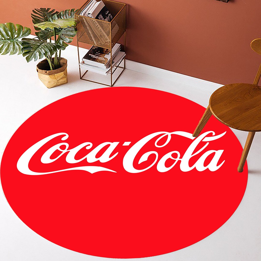 Coca Cola Rugcoca Cola Written Rugred Ruground Rugkitchen - Etsy