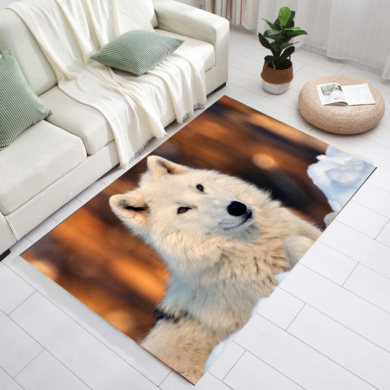 Wolf Rugs - Etsy