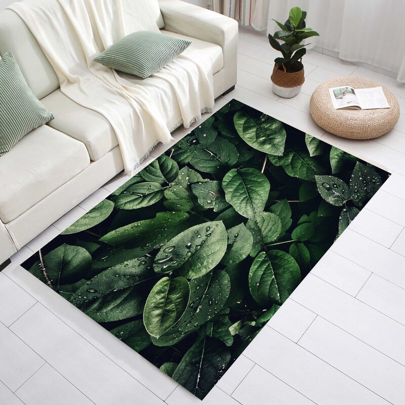 Leaf Rug - Etsy