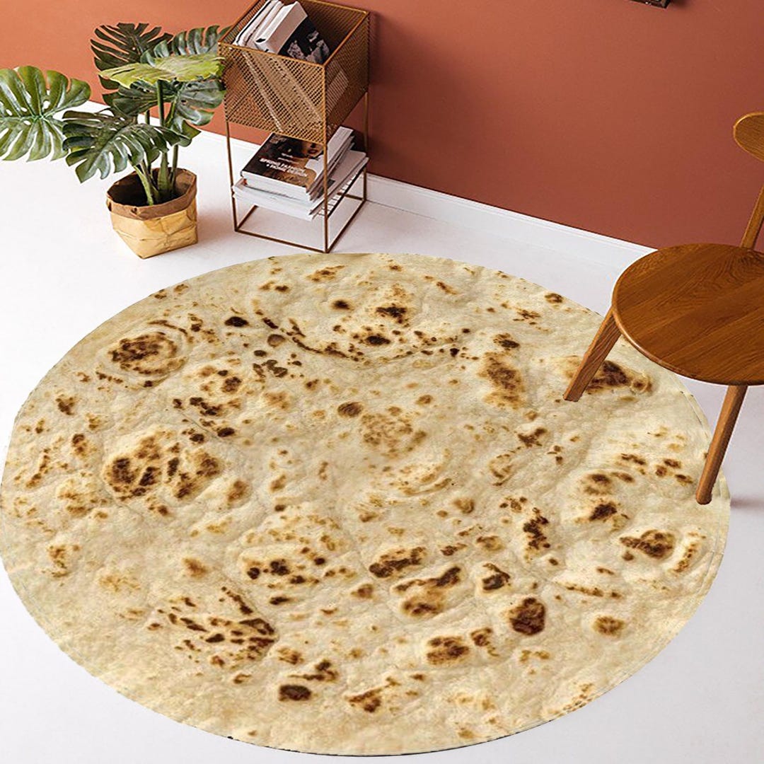 Lavash Rug, Unleavened Rug, Yufka Pattern Rug, Flour Tortillas Rug ...