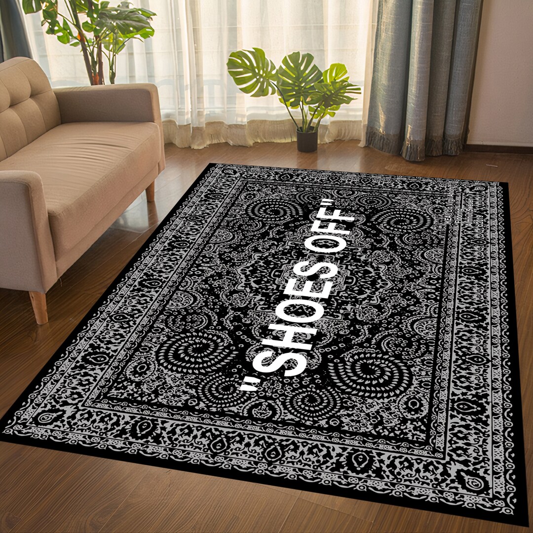 Shoes off Rug, Seakers,take Your Shoes Off,custom Welcome Mat,shoes off ...