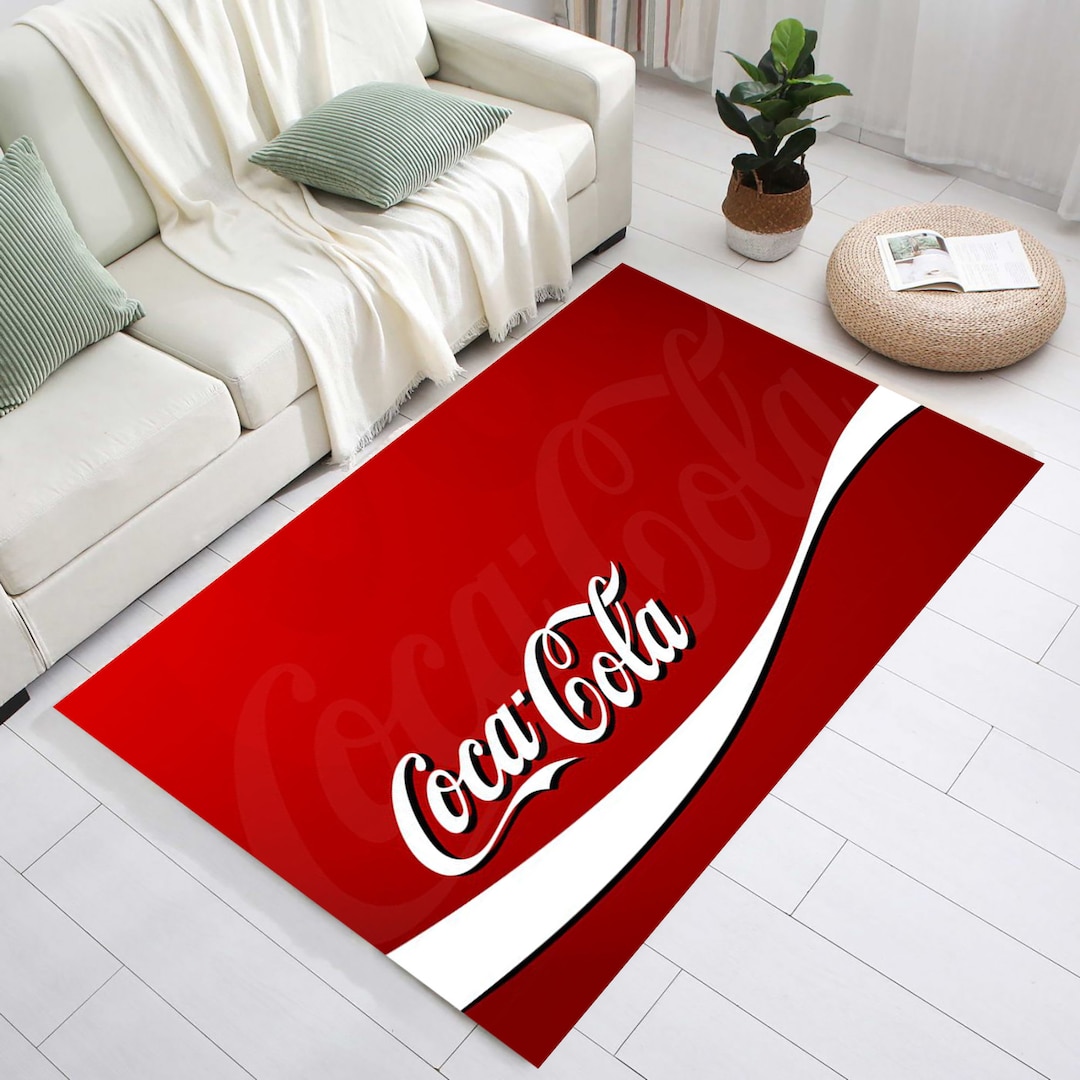 Coca Cola Rugs,cola Pattern Rugs,drink Rugs,coke Rugs,coca Cola,cola ...