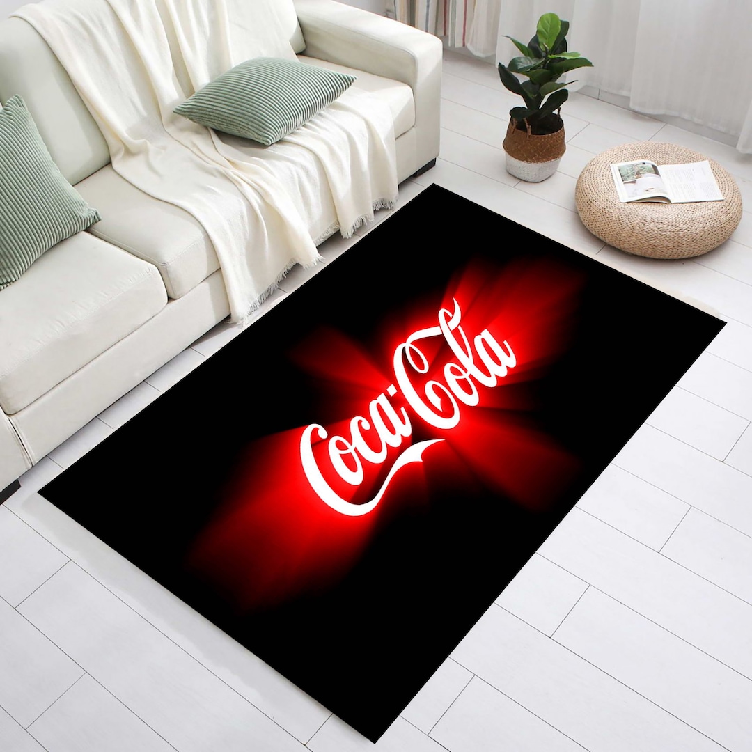 Coca Cola Rugs,cola Pattern Rugs,drink Rugs,coke Rugs,coca Cola,cola ...