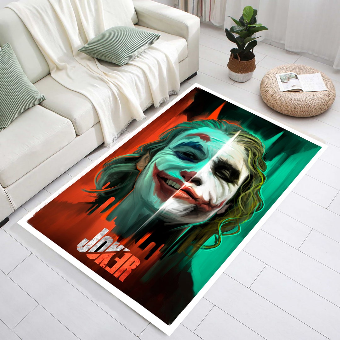 Joker Pattern Rugbest Rughome Decorneon Color - Etsy