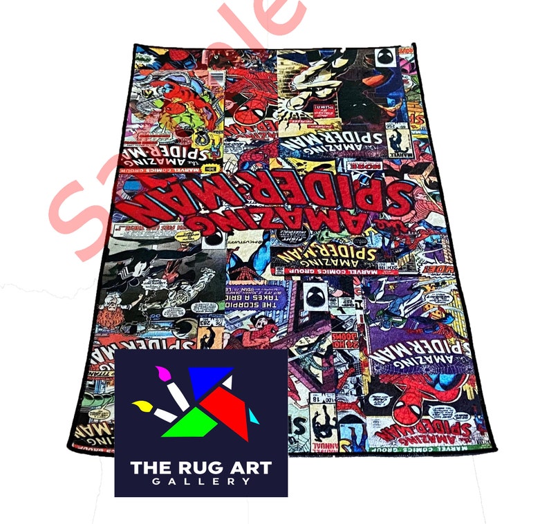 Spiderman Rug,spider Man Rug,spiderman Comic Rug,modern Rug,rugs for ...