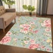 Floral Rug,flowery Rug,pink Flowery Rug,blue Rug,sweet Rug,rugs for ...