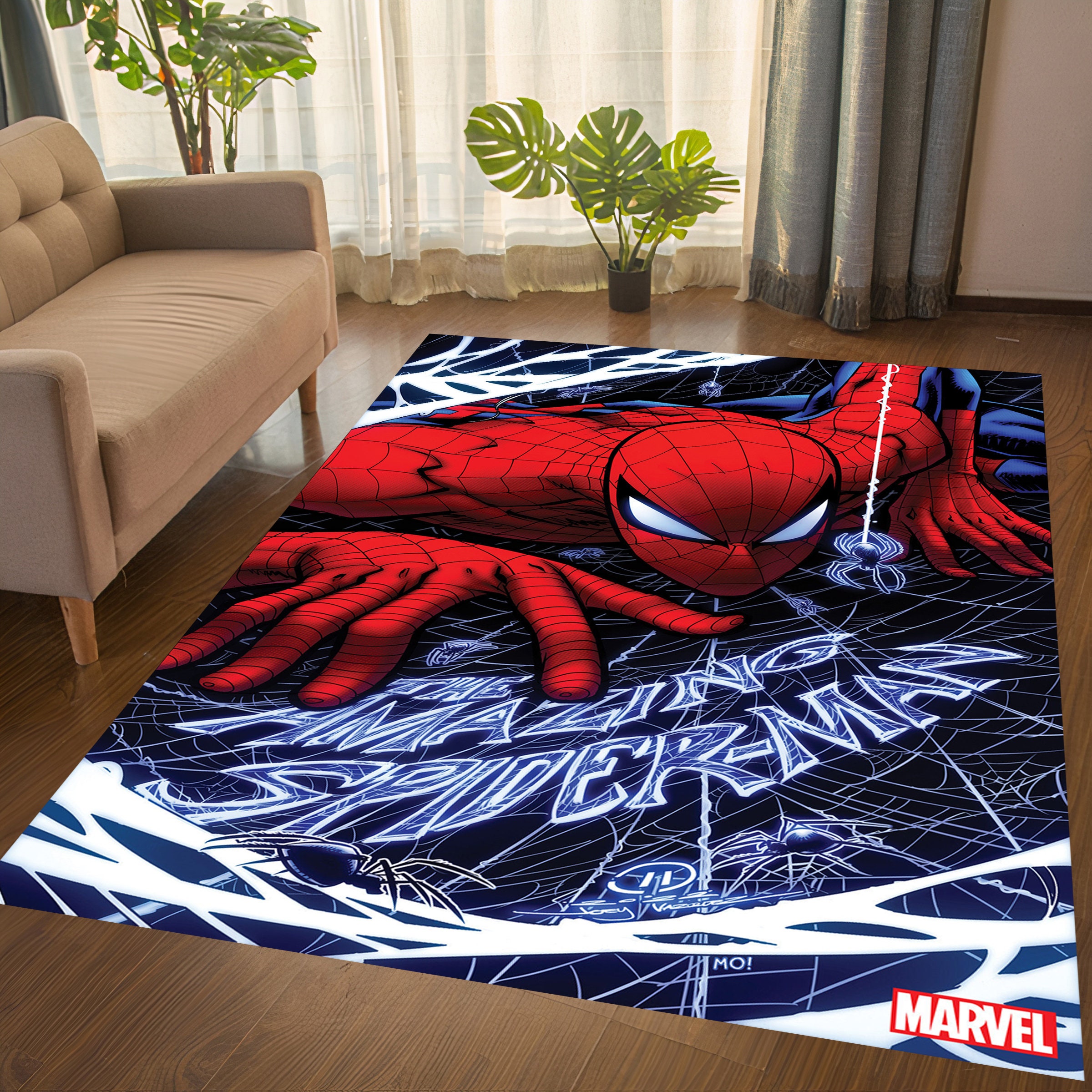 Amazing Spiderman, Cool Spiderman Rug, Creative Spiderman Rug,spiderman ...