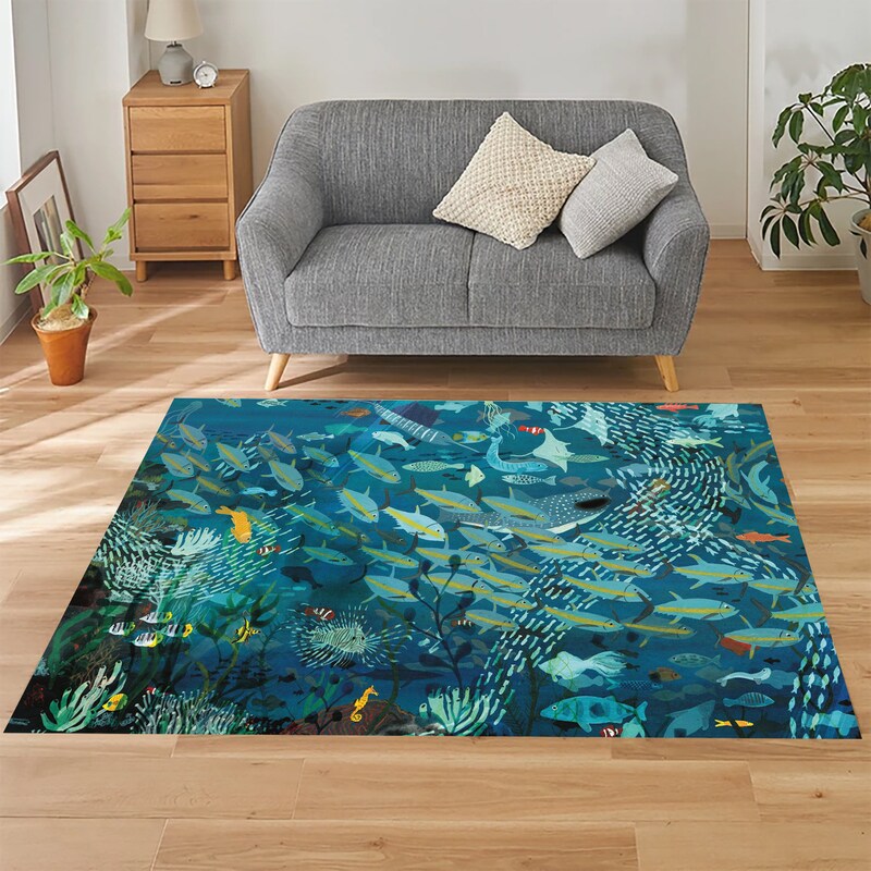 Fish Rug - Etsy