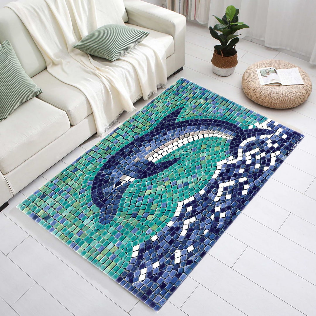 Tile Mosaic Pattern Rugsea Pattern Rugdolphin Pattern - Etsy