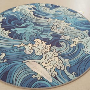 Water Rug,ocean Wave Rug,sea Wave Rug,creative Rug,water Pattern Rug ...