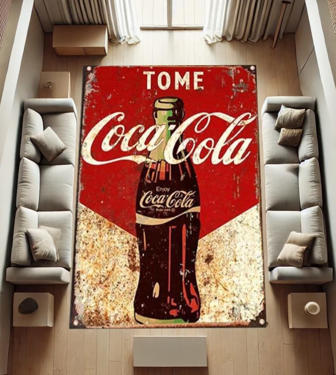 Coca Cola Rugs,cola Pattern Rugs,retro Rugs,drink Rugs,coke Bottle Rugs ...