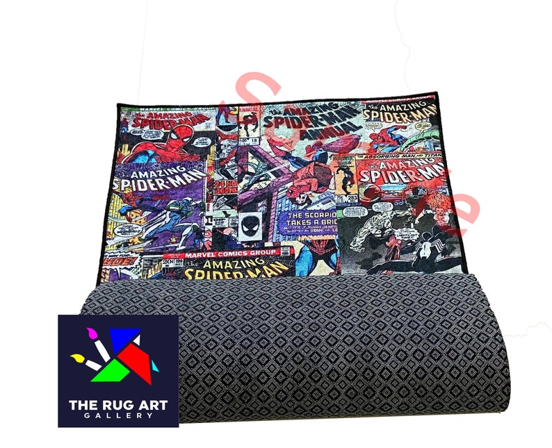 Spiderman Rug,spider Man Rug,spiderman Comic Rug,modern Rug,rugs for ...