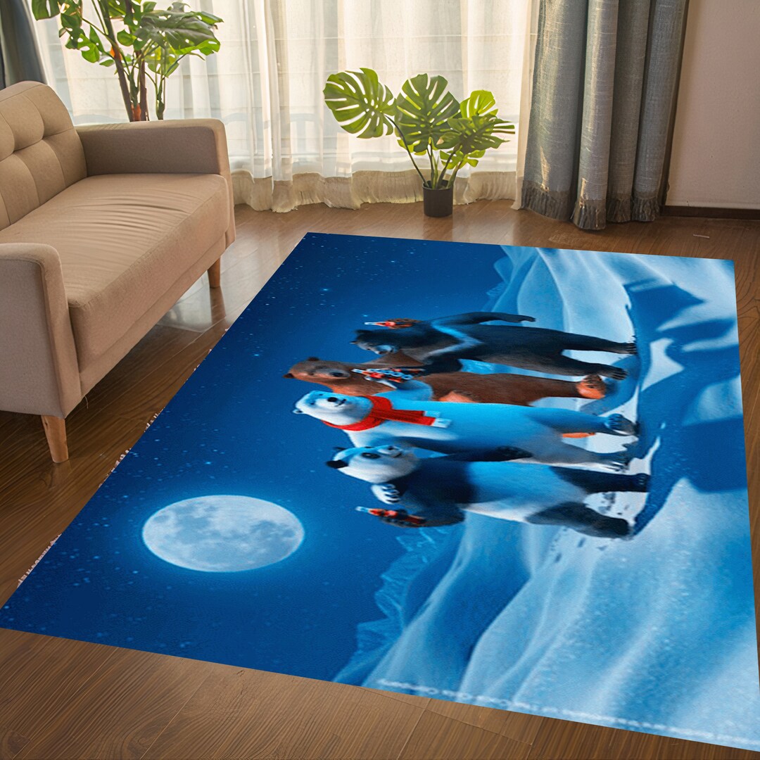 Coca Cola Rug,coke Rug,drink Rug,coca Cola Bear Pattern Rug,ice Drink ...