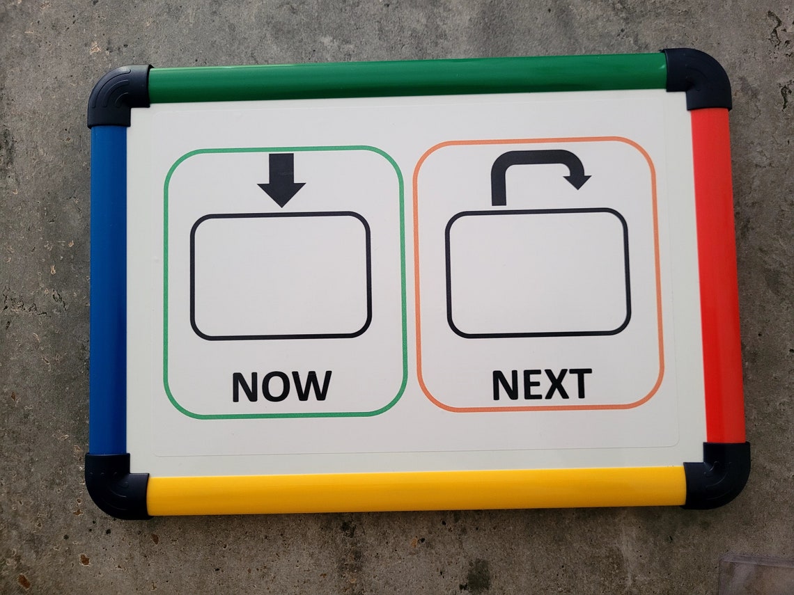 Magnetic Now & Next Visual Board Pack - Etsy UK