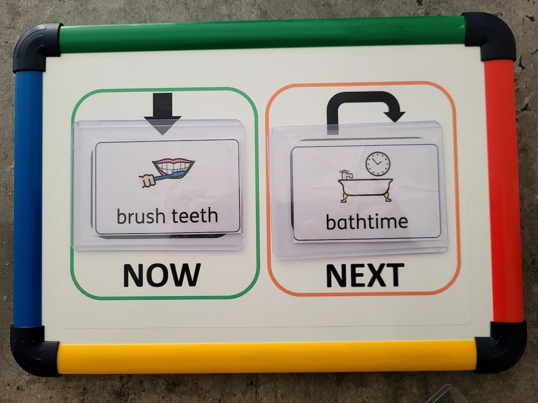 Magnetic Now & Next Visual Board Pack - Etsy UK