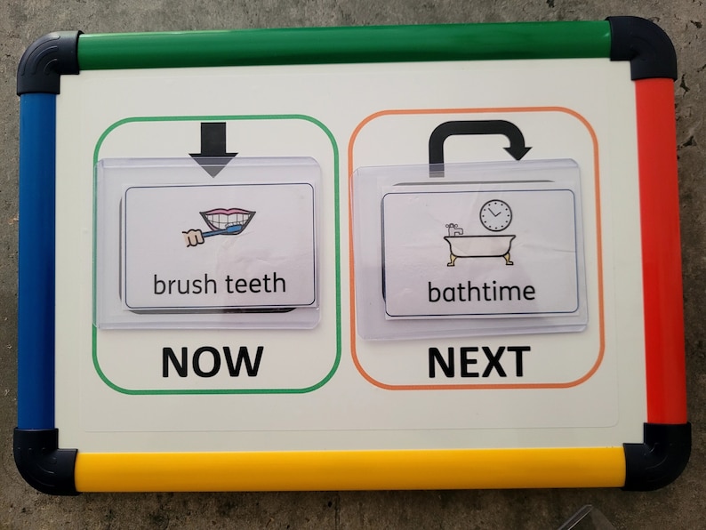 Magnetic "now & Next" Visual Routine Board Pack – Includes 10 Magnetic ...