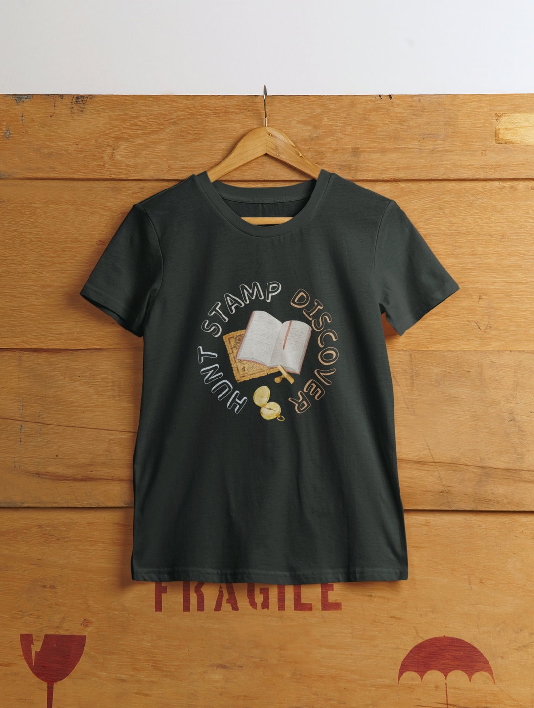 Hunt, Stamp, Discover Letter Boxing Kids Shirt Letterboxing Adventure ...