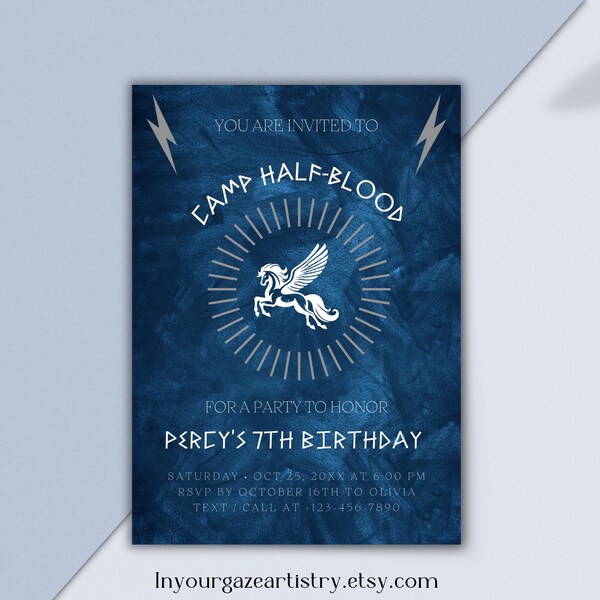 Percy Jackson Birthday - Etsy